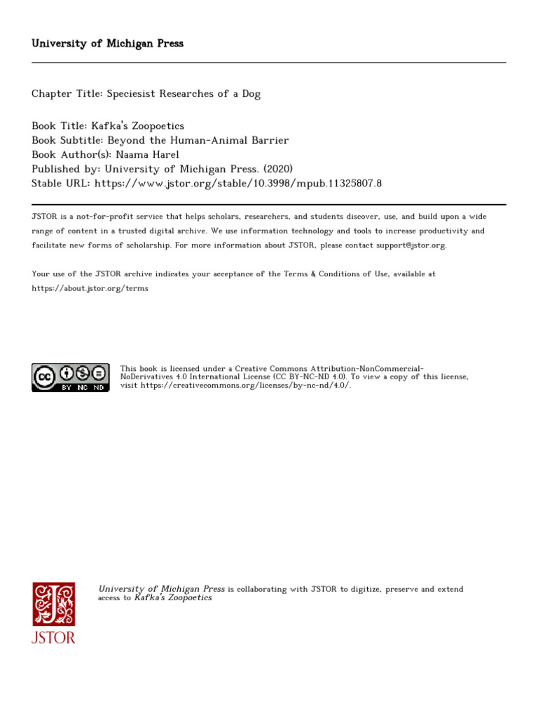 Speciesist Researches of A Dog | PDF | Fallacy | Dogs