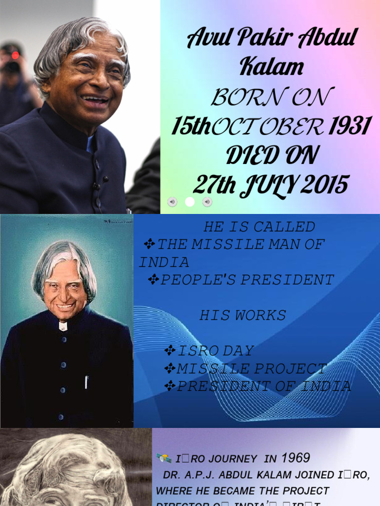 Dr. A.P.J. Abdul Kalam's Legacy | PDF