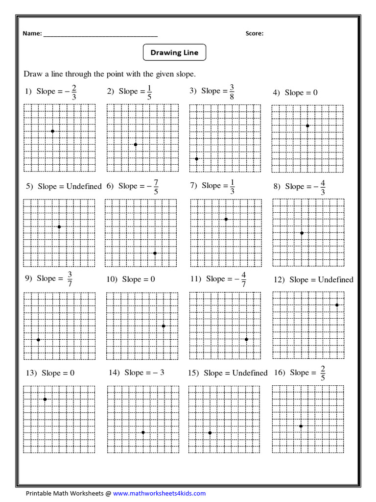 Math Tutorial I (Drawing a Straight Line) | PDF