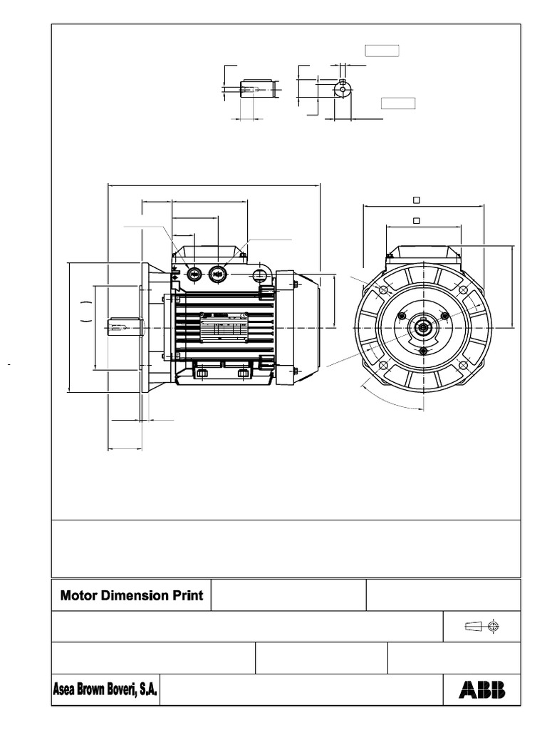 A1.4878 Dim - Print.M3AA 090L IM-B5 | PDF