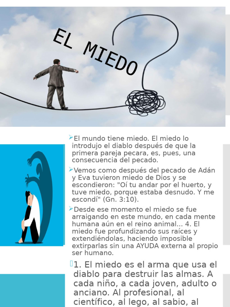 El Miedo | PDF | Temor | Las emociones