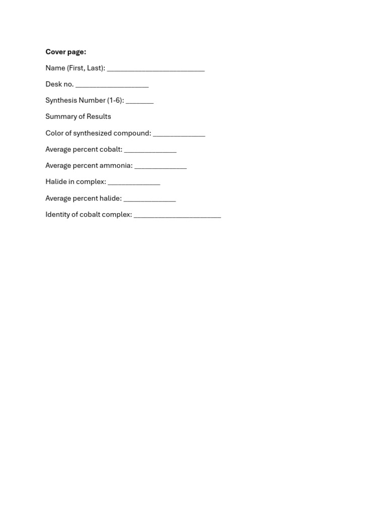 Lab Report Guideline Pdf