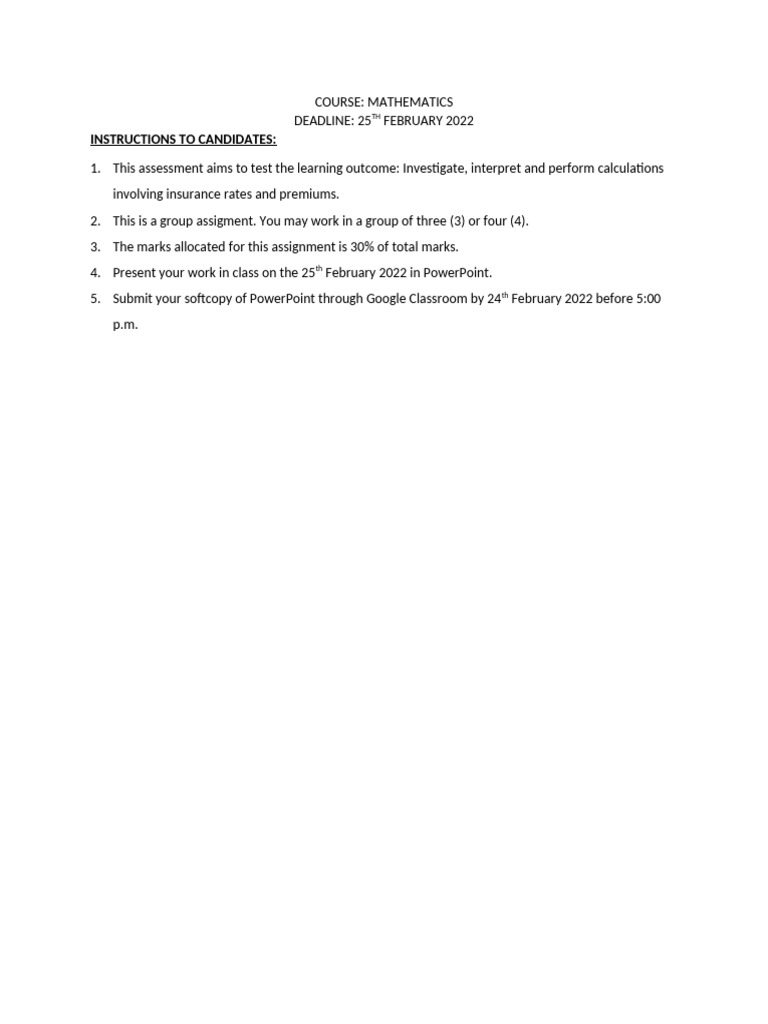 Life Insurance Comparison Project Guide | PDF