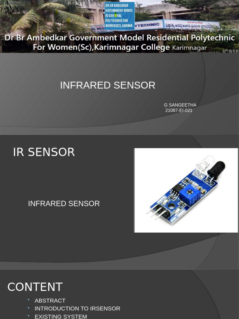Infrared Sensor Working Principles | PDF | Infrared | Thermography