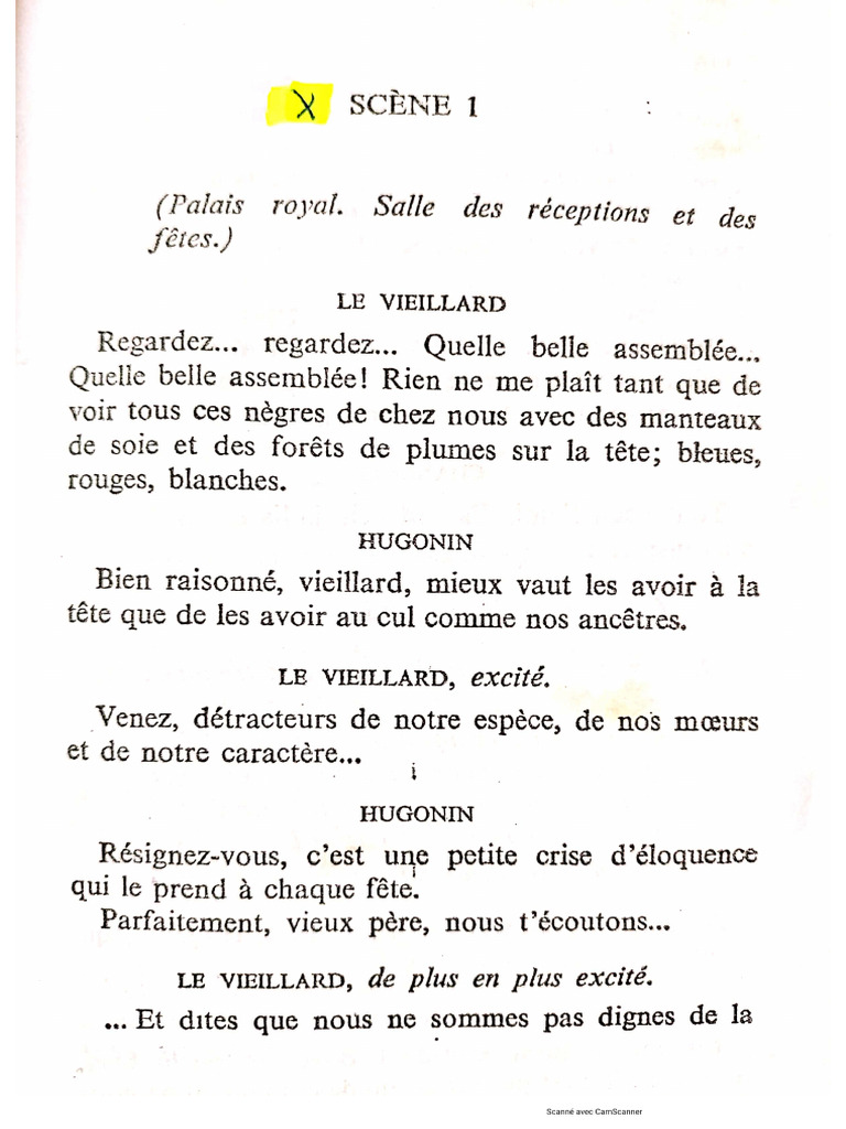 Acte 3 Scene 1 | PDF