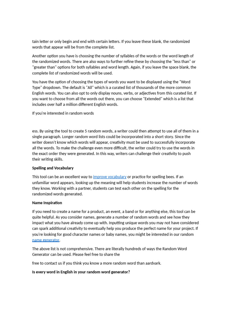 Taiasdfn Letter or Oasnly Begin and End With Cfsertain Letters | PDF ...