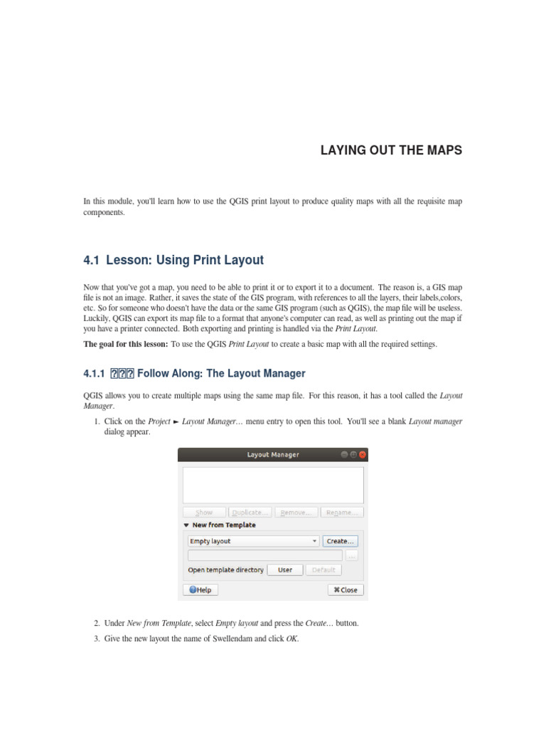 Laying Out Maps | PDF