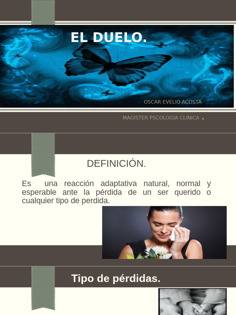 Tipos y Etapas del Duelo Emocional | PDF | Dolor | Las emociones