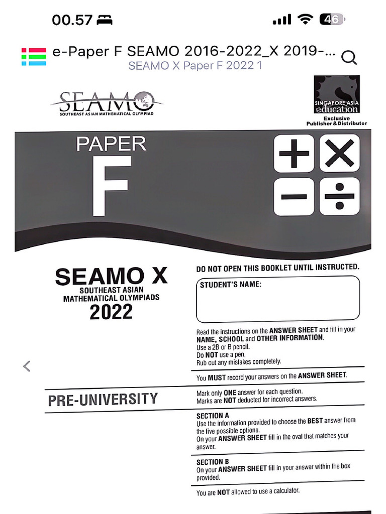Seamo X F 2022 | PDF