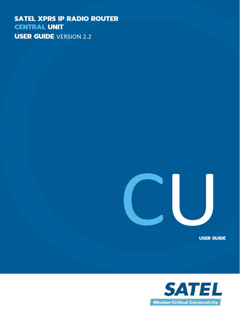 SATEL XPRS Central Unit User Guide V2 2 | PDF | Computer Network | Ip Address