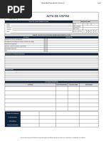 Formato de Reporte de Visita Empresarial | PDF