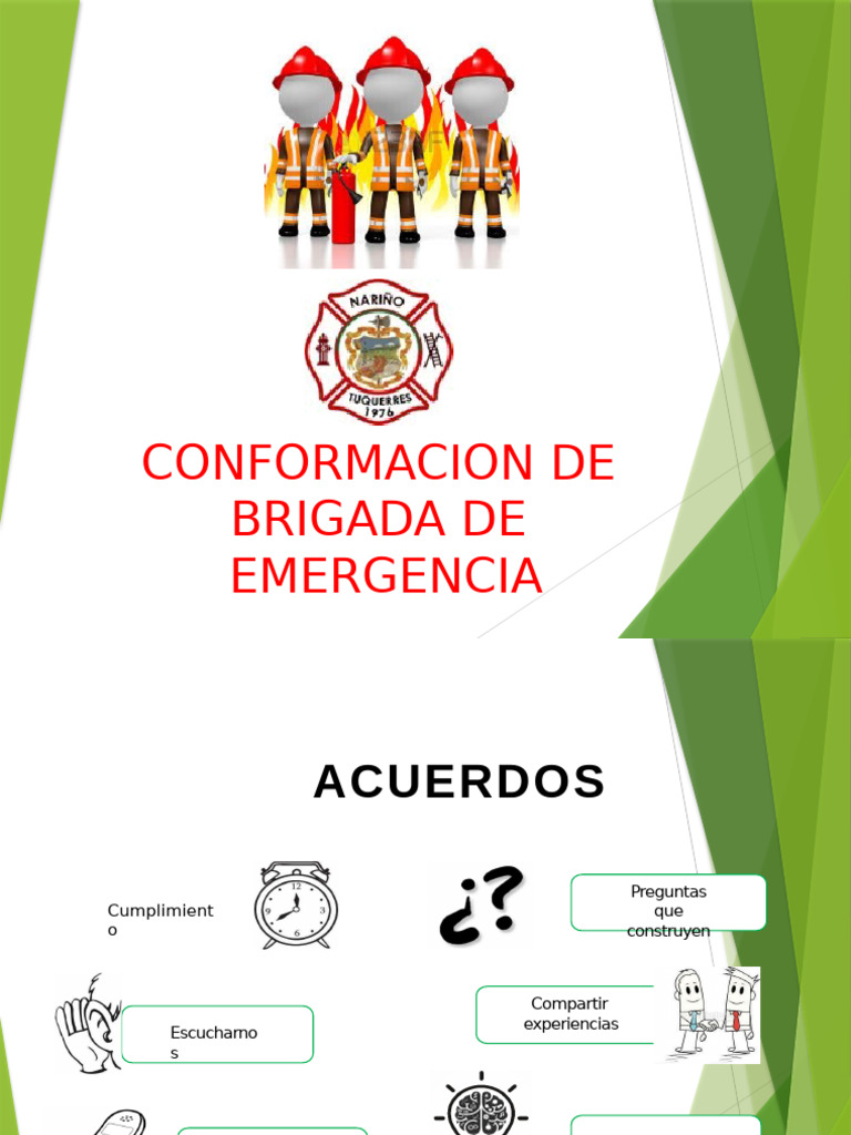 Conformacion de Brigada | PDF | Seguridad y salud ocupacional