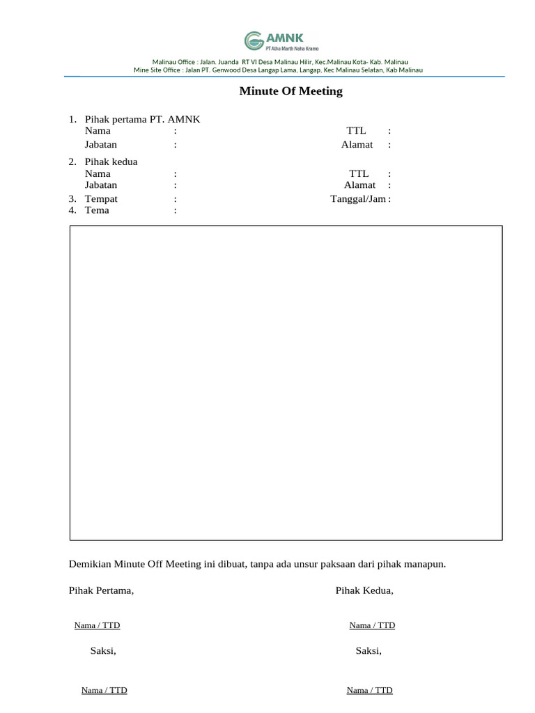 Form MOM AMNK | PDF