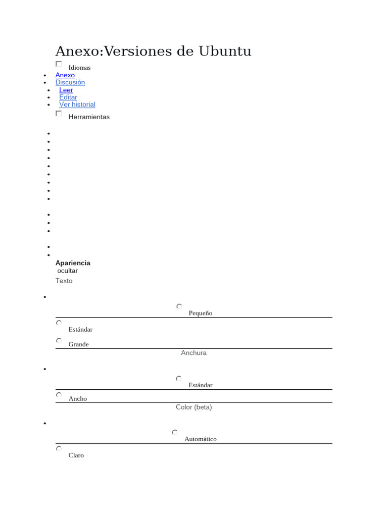 Anexo | PDF | Software | Software del sistema