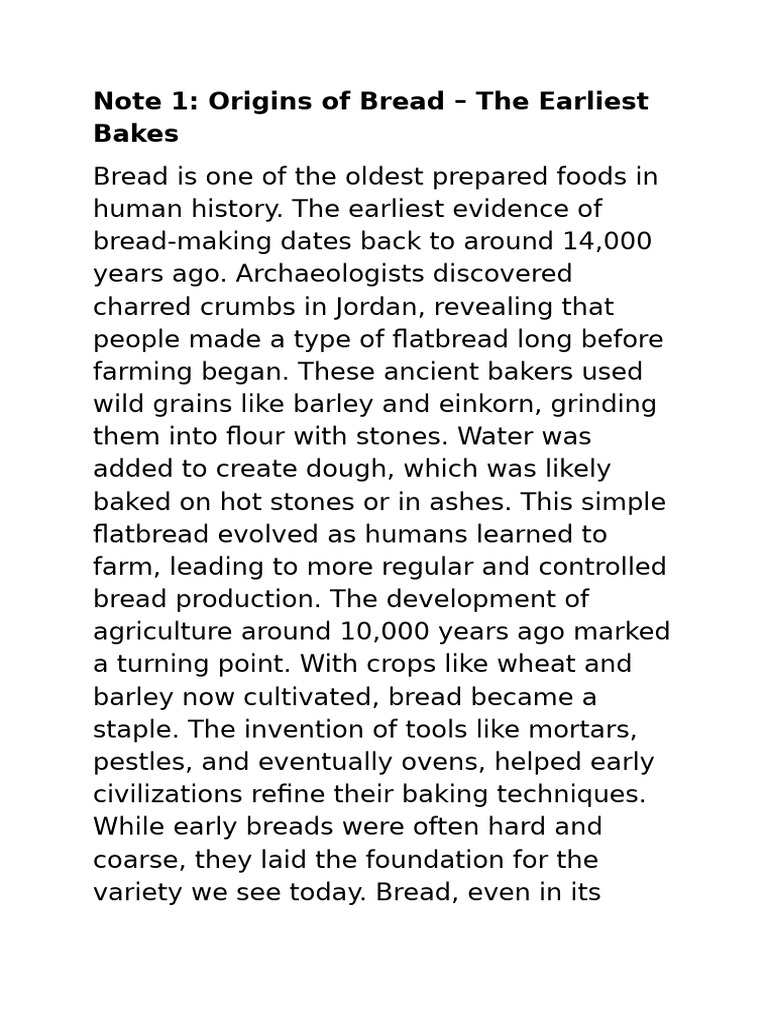 Bread- the first steps. | PDF