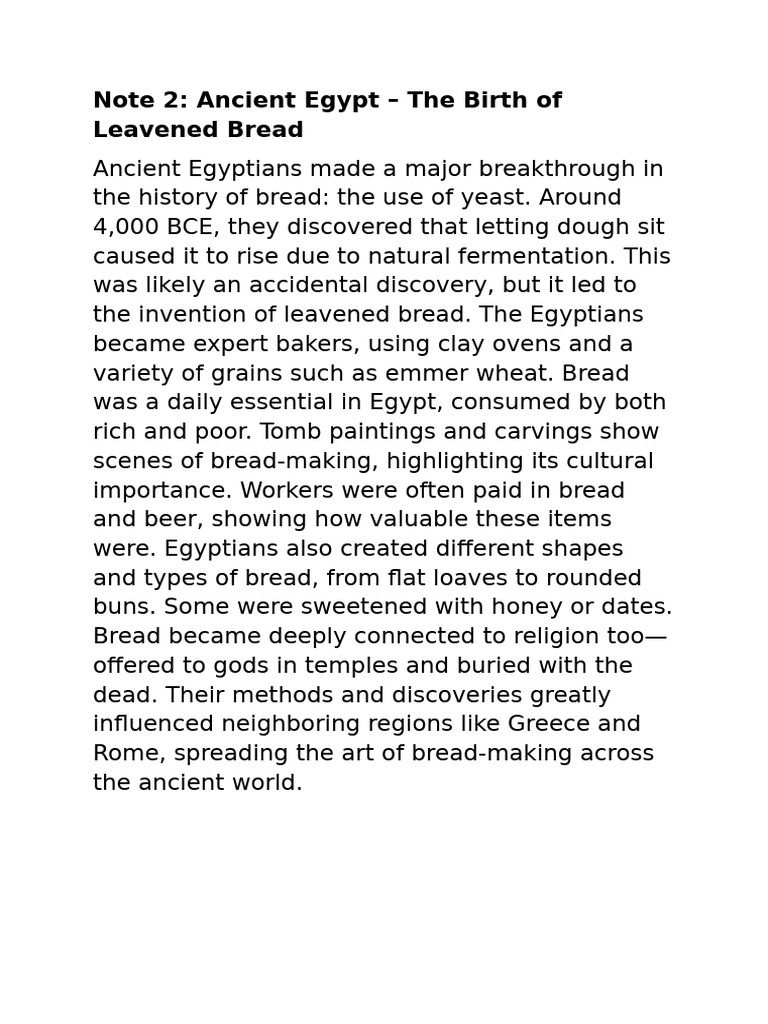 Bread - The Start, Not So Great | PDF