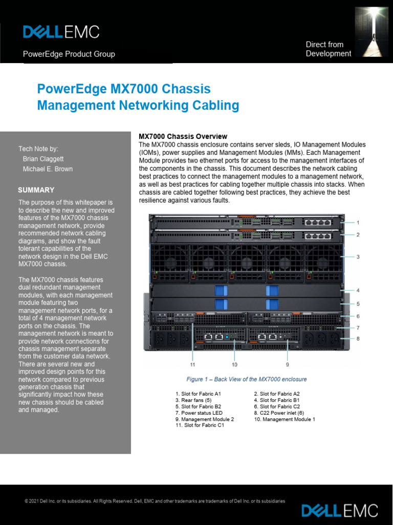 MX7000 Chassis Cabling Best Practices | PDF | Computer Network ...