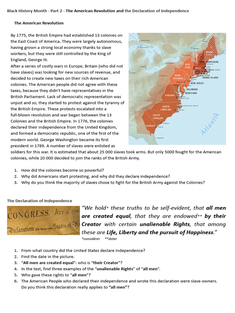 The Declaration of Independence | PDF | United States Declaration Of ...