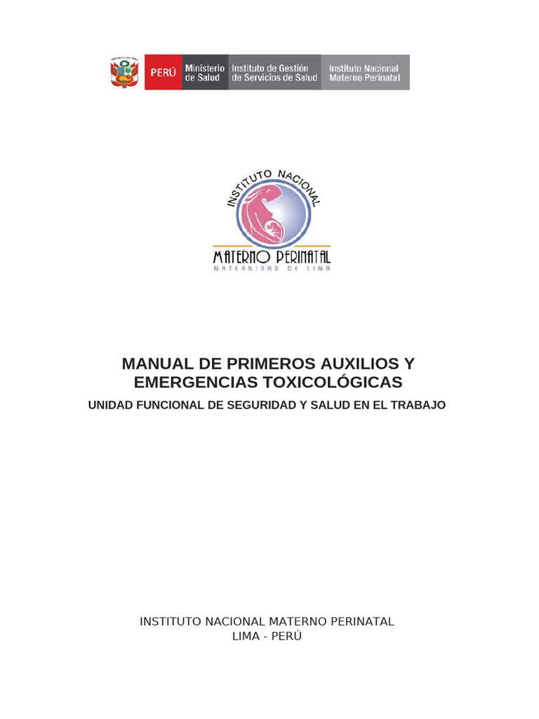Manual Primeros Auxilios | PDF | Herida | Quemar
