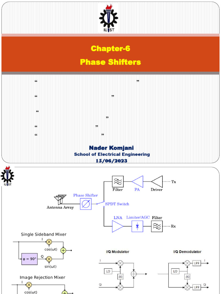 Mic Chap6 403 Phase Shifters | PDF | Electrical Impedance | Computer Engineering