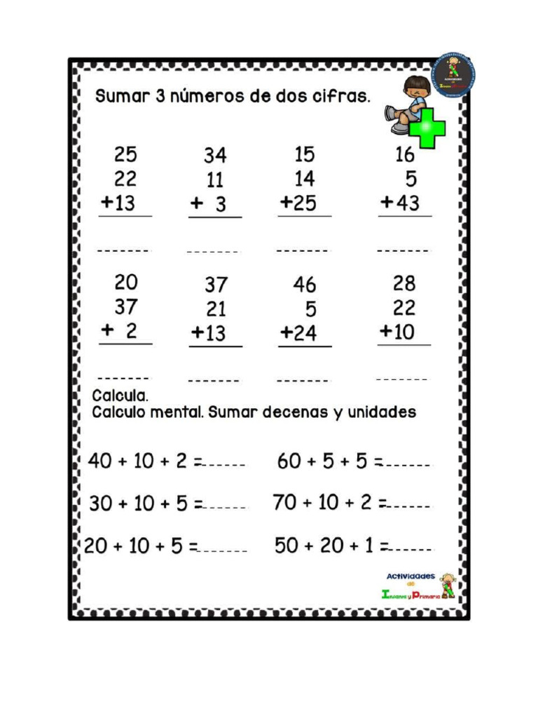 Actividad de Suma | PDF