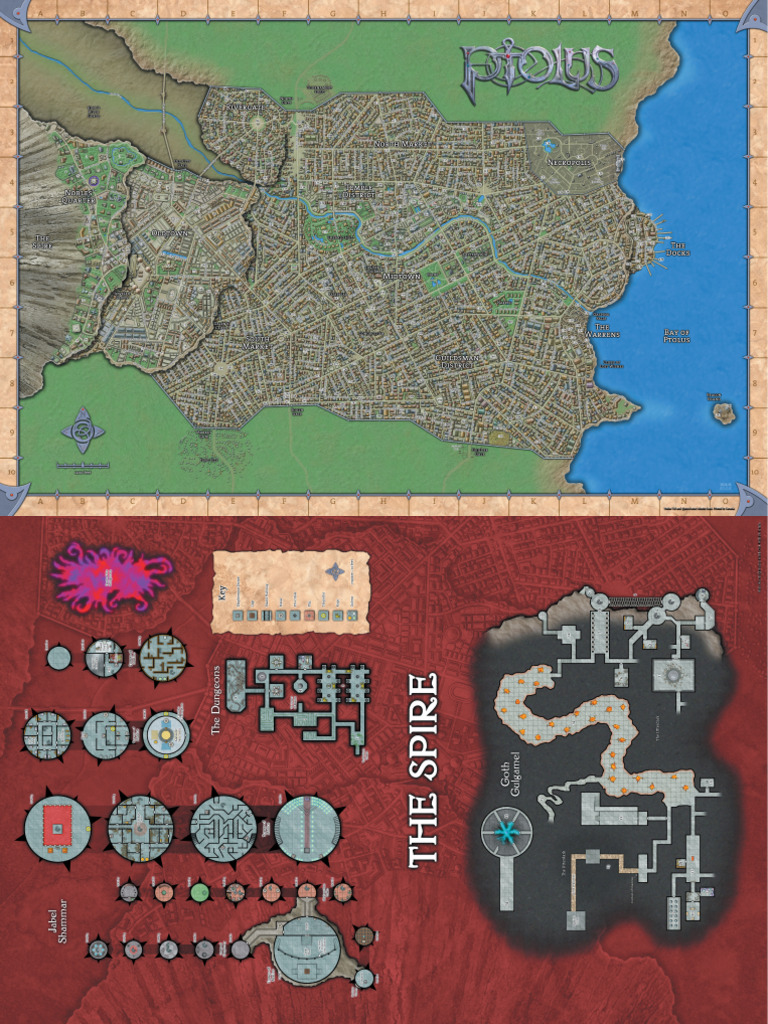 Ptolus Poster Maps-2021!04!14 | PDF