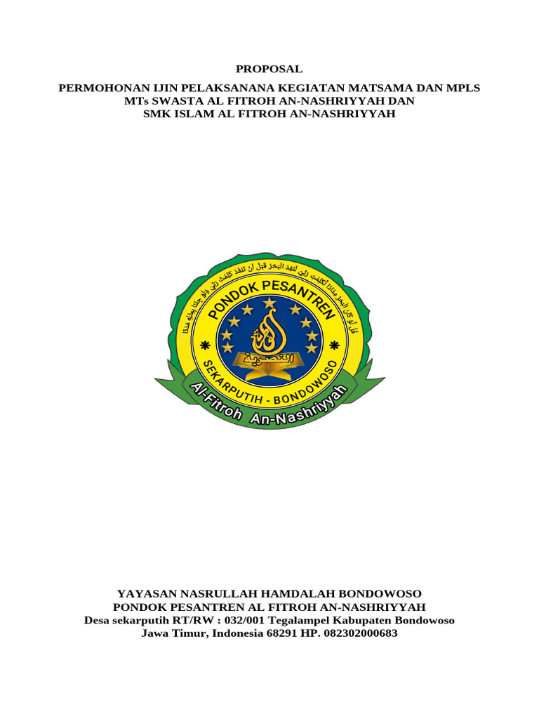 Proposal Kegiatan Matsama dan MPLS 2024 | PDF