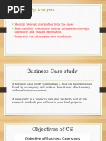 Case Study Analysis Template Example | PDF | Business | Business Economics