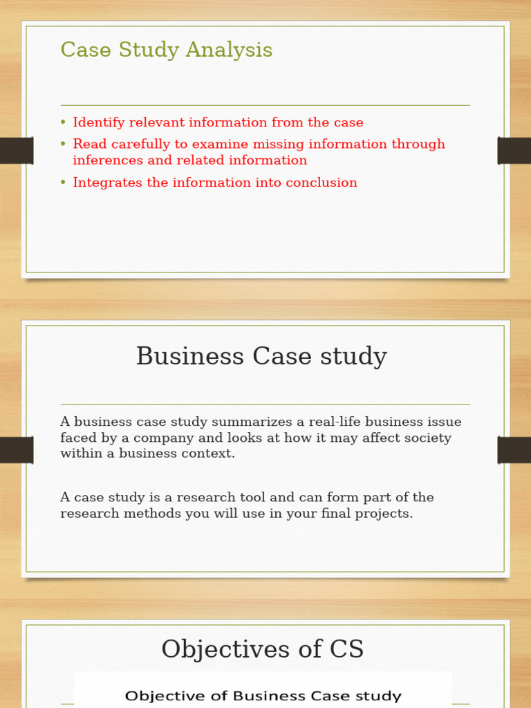 Case Analysis | PDF | Information | Business