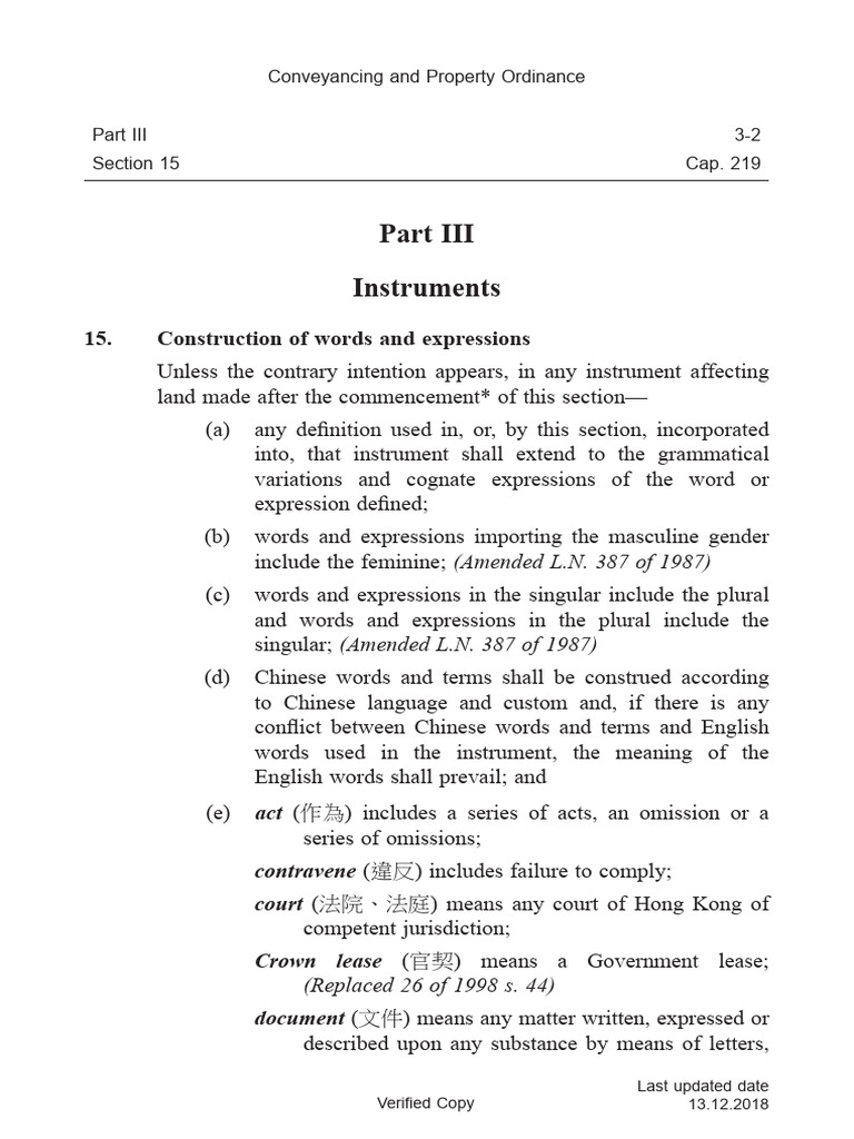 Cap 219 Part III (13-12-2018) (English) | PDF | Lease | License