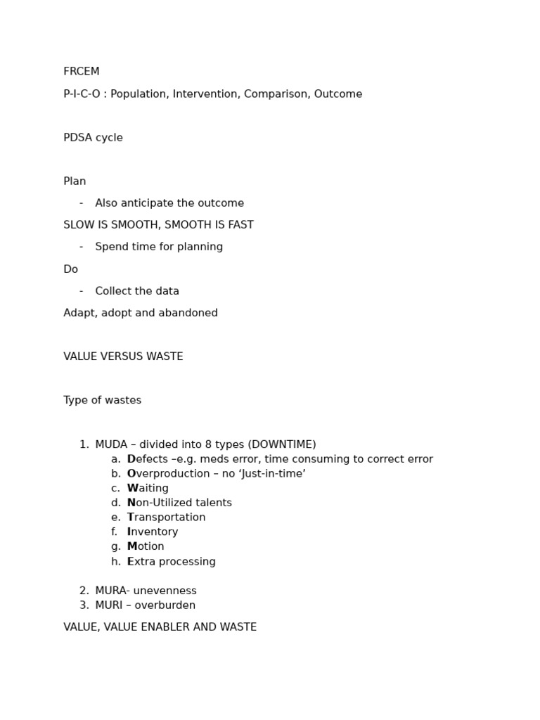 Nota Frcem Qip Workshop | PDF | Median