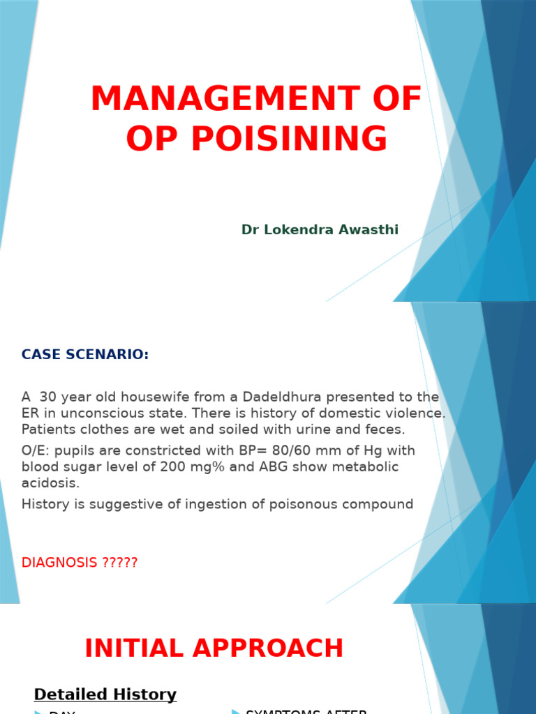 Poisoning Management | PDF | Clinical Medicine | Medical Specialties