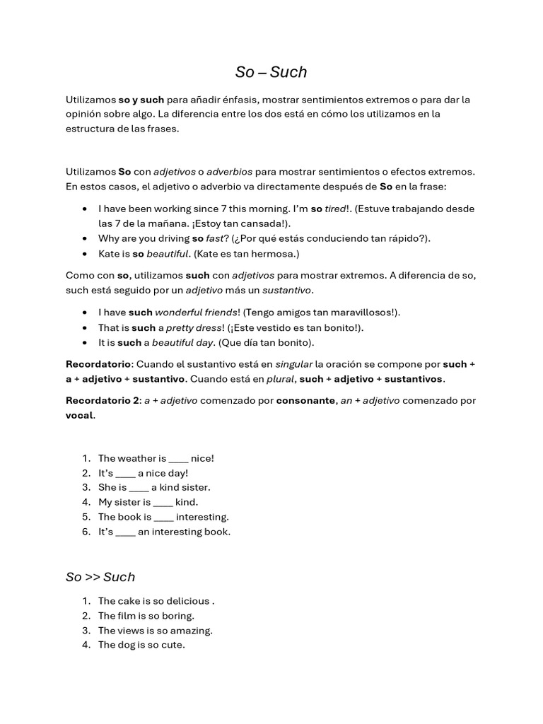 So - Such | PDF