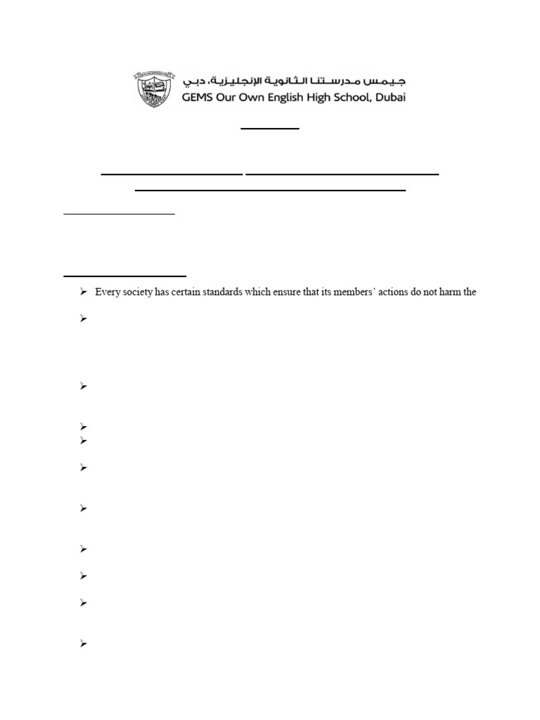 UAE Constitution Overview for Grade 9 | PDF | United Arab Emirates ...