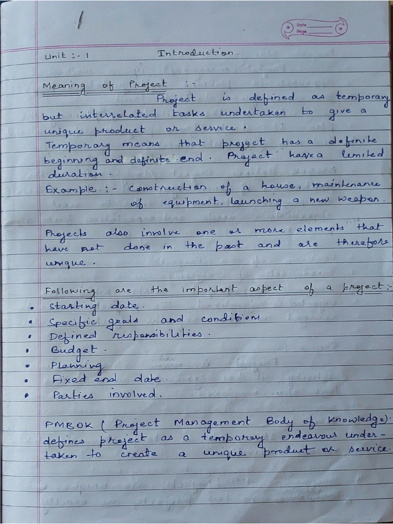 Unit 1 Introduction. | PDF