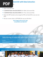 Data Extraction in AutoCAD and Everything About It | PDF | Auto Cad ...