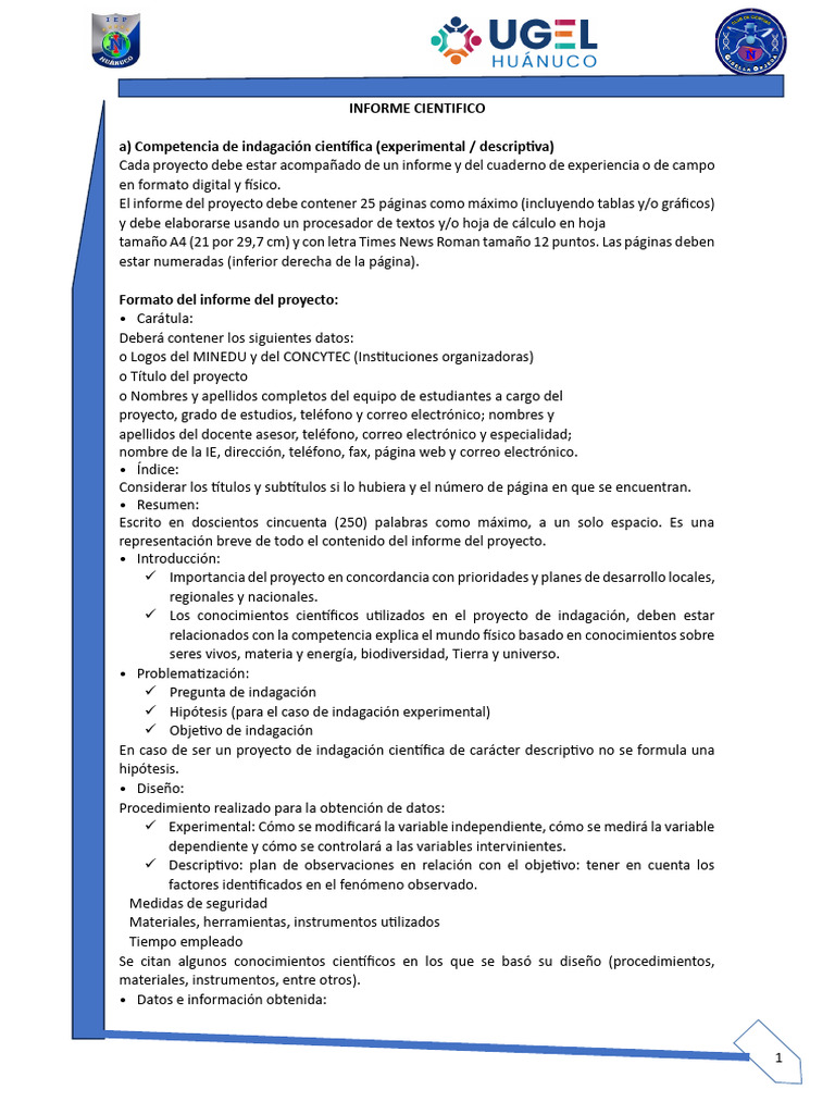 Informe Cientifico | PDF | Datos | Investigación cuantitativa