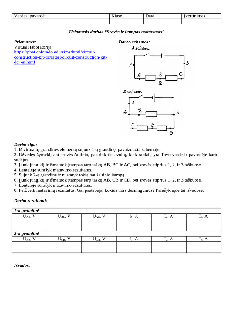 Sroves Matavimas | PDF