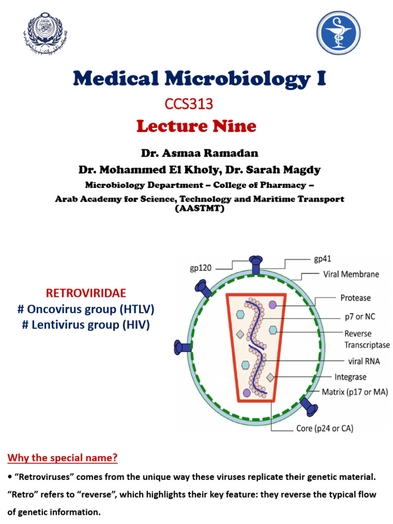 9 - Medical Microbiology. Lecture Nine | PDF | Hiv/Aids | Hiv