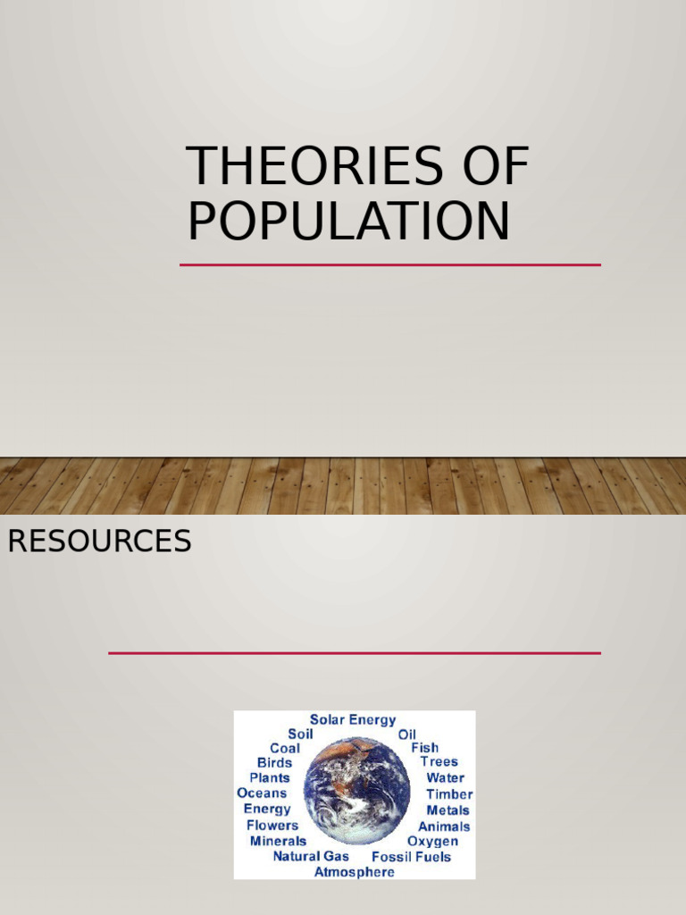 110 L4 5 Population Theories | PDF | Economies | Environmental Social ...