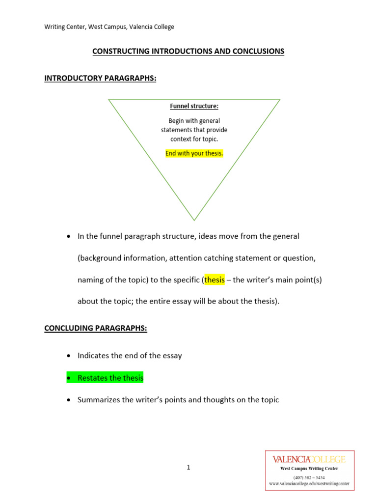 Sample Introductions and Conclusions | PDF | Butter | Kidney