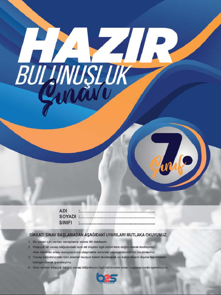 BES 7 SINIF HAZIR BULUNUŞLUK DENEME SINAVI ÖRNEK PDF Unlocked | PDF