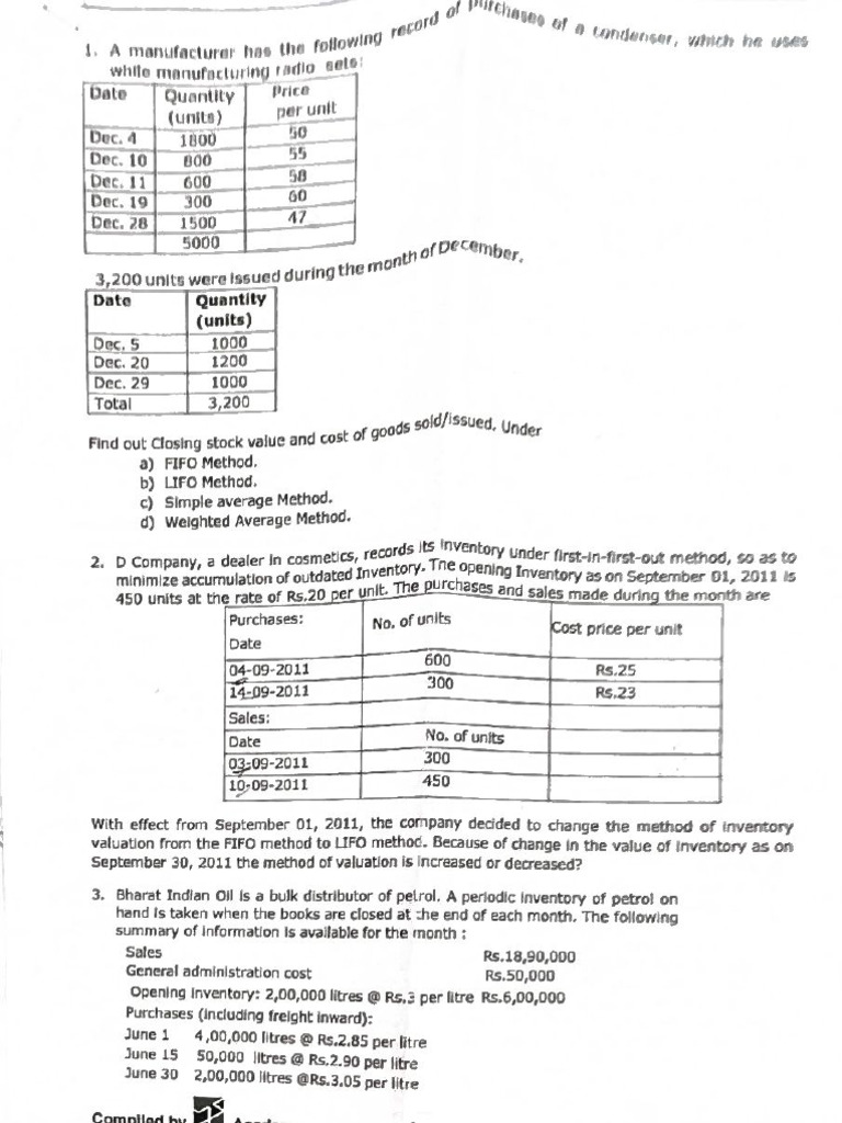 FN Acc Inventory Ys | PDF