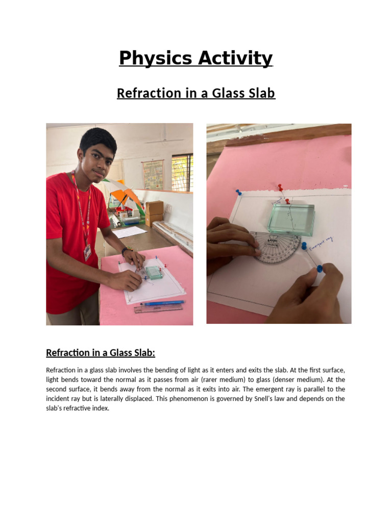 Physics Activity | PDF