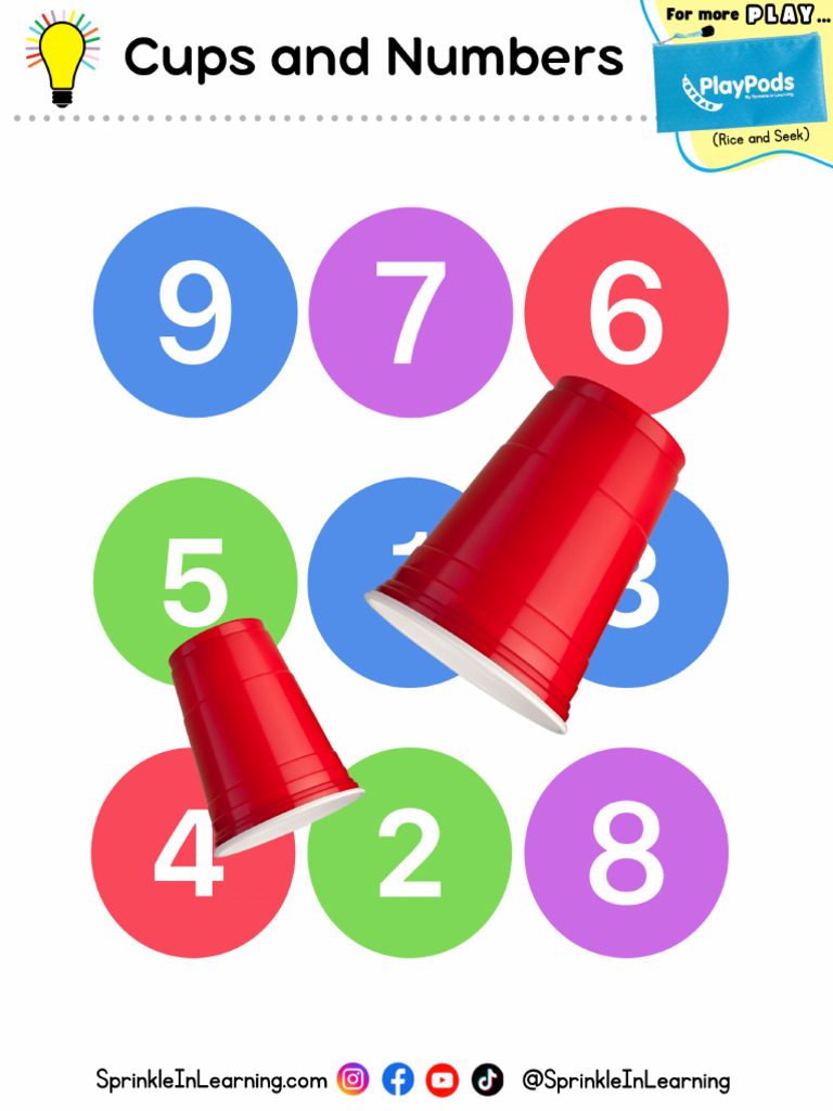 Cupsand Numbers 1 | PDF