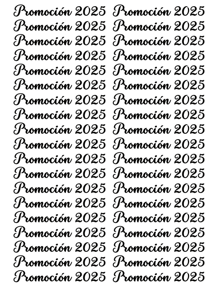 Promoción 2025 | PDF