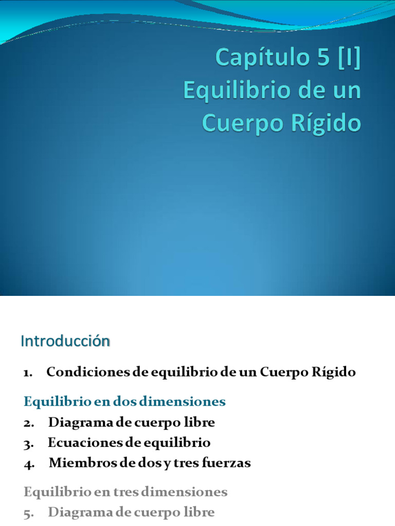 Capitulo 5-I Estatica | PDF | Vector Euclidiano | Física