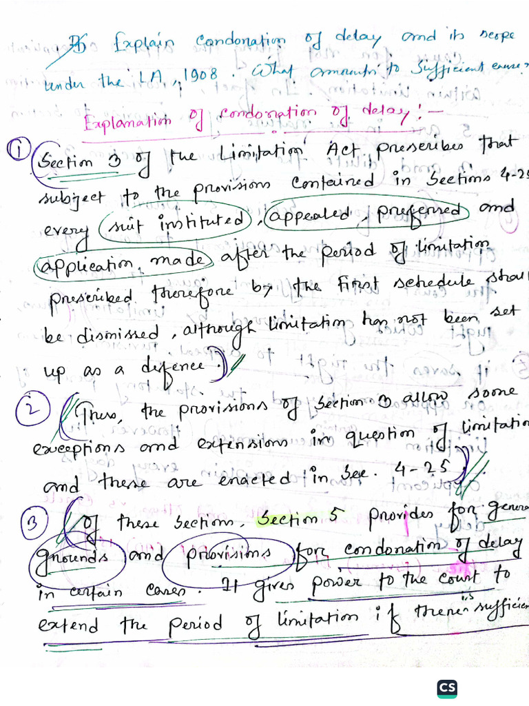 Condonation of Delay | PDF