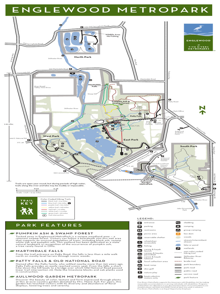Metroparks-Englewood-Map-07-2015 You Park Map | PDF | Trail | Landscape