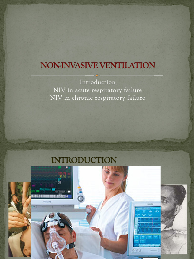 Notes - NIV For Patients With Respiratory Disease | PDF | Respiration ...